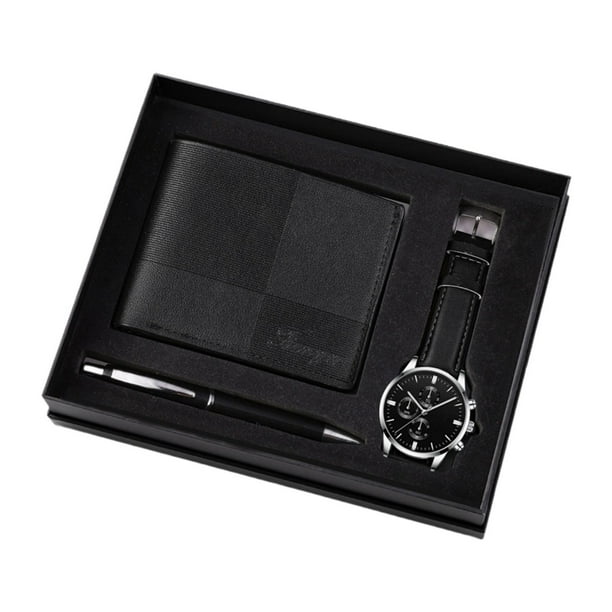 Juego de regalo para hombre, reloj, , bolígrafo, juego de decoración, organizador, caja de ...
