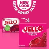 Jell-O Raspberry Artificially Flavored Gelatin Dessert Mix, 3 oz Box ...