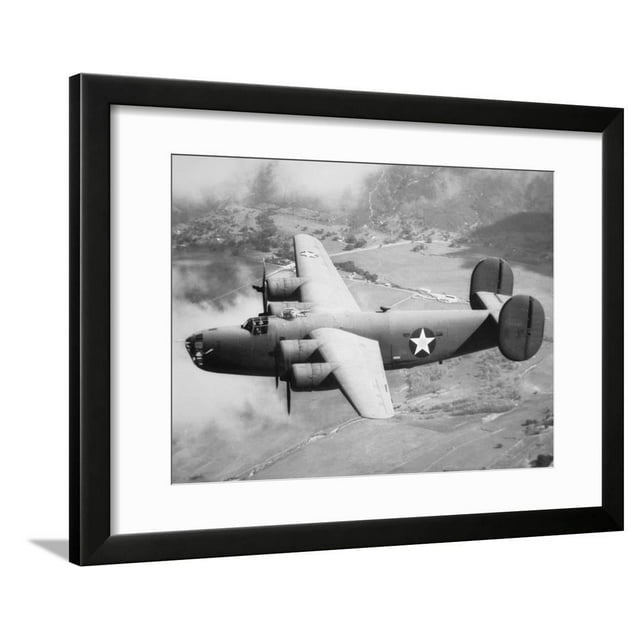 Consolidated B24D Liberator American Bomber of Ww2 Framed Print Wall ...