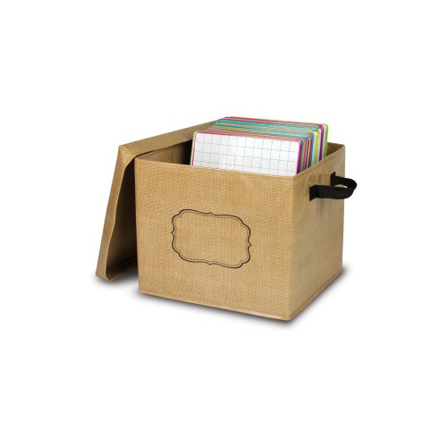 Teacher Created Resources Burlap Storage Box Lift-off Closure - Brown ...