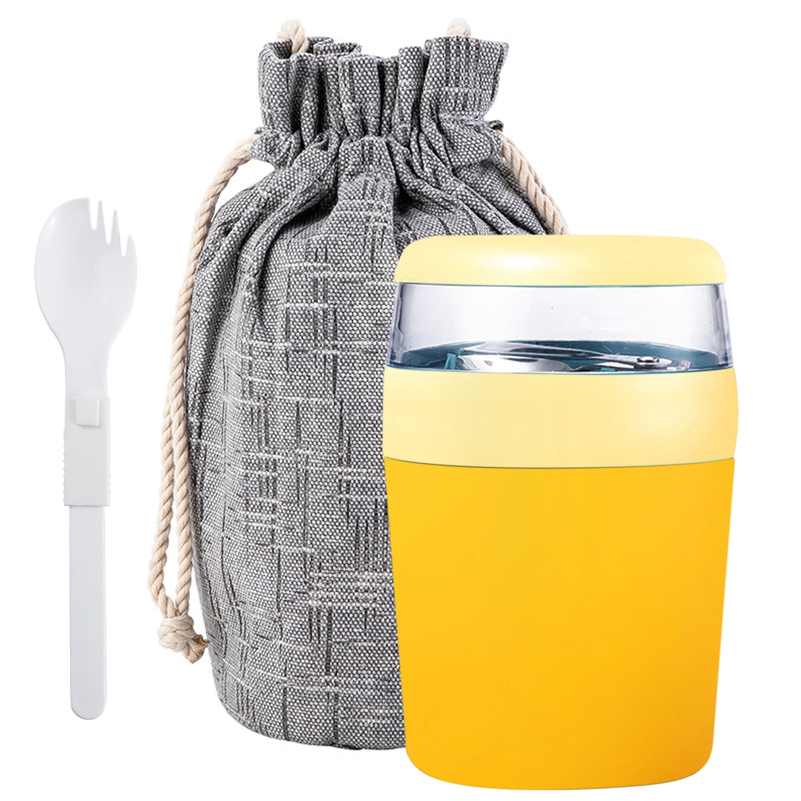 Litake 500ml Portable Lunchpot with Foldable Spoon Set 316 Stainless ...