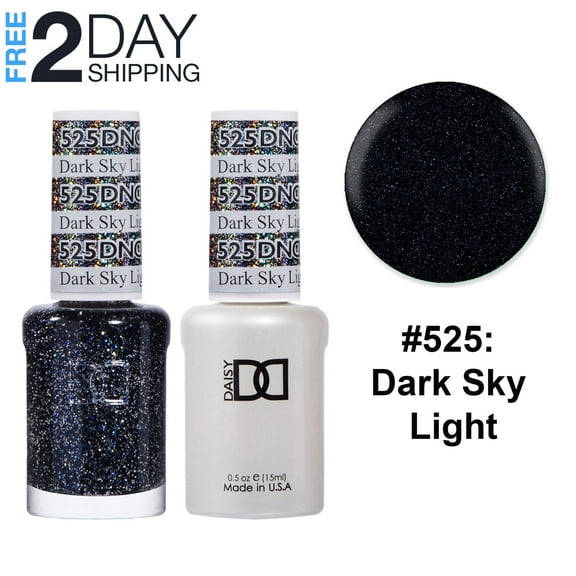 DND High Gloss Shine Soak Off Gel & Matching Lacquer Duo Set #527 Night ...