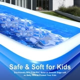 "MoonSun Big Adults & Children's Outdoor Play Inflatable Pool, 71"" x ...