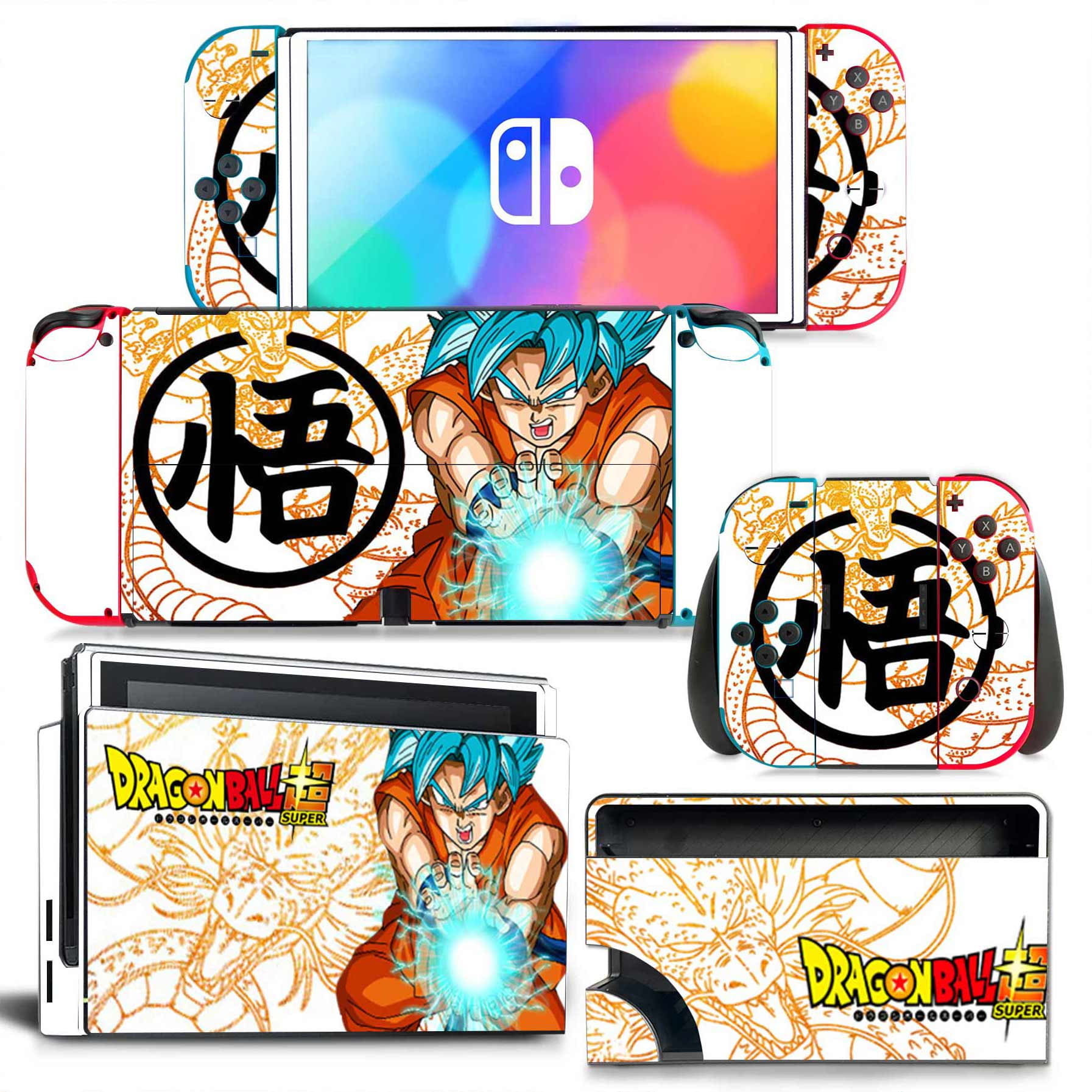 Anime Naruto Dragon Ball Goku Luffy Skin Cover Sticker Decal for ...