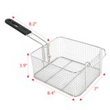 SUSUJUNE Electric Deep Fryer 6.3QT Stainless Steel 2500W Countertop ...