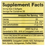 Spring Valley CLA Safflower Oil Dietary Supplement, 1,000 mg, 50 Count ...