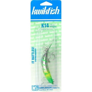 Luhr Jensen Kwikfish Exreme Trolling Lure 4 1/4" Flo Pink/Chartreuse ...