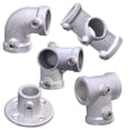 Aluminum Alloy Round Tube Connector Replacement Connection Fastener ...