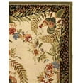 SAFAVIEH Chelsea Serenity Rooster Wool Area Rug, Cream/Black, 4'6" x 6 ...