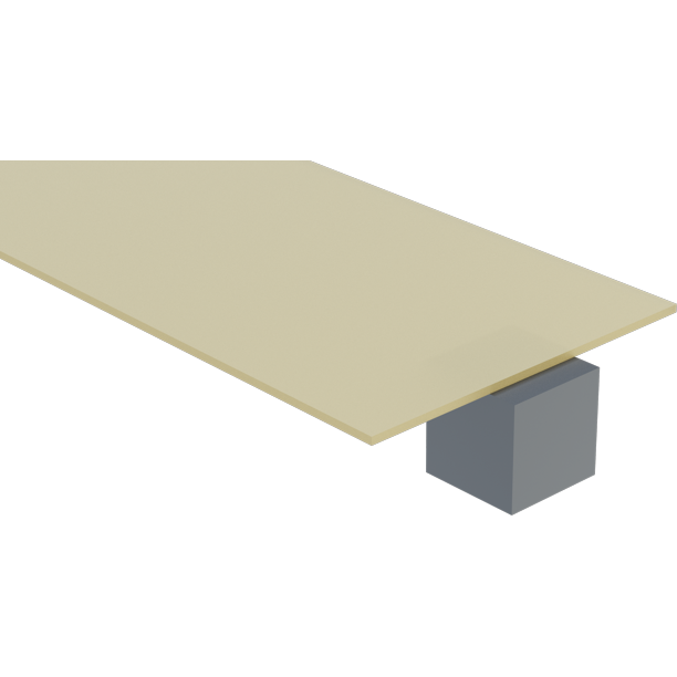 2146 Ivory, Translucent, Acrylic Sheet, 6MM (1/4") Thick, 12" W x 36" L ...