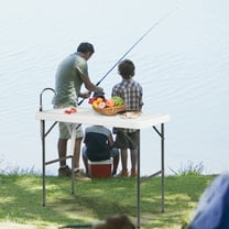 Zimtown 45" Fish Fillet Table, Portable Folding Fish Cleaning Table ...