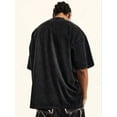 Black Angel Wings Crown Graphic Oversized Drop Shoulder Cotton Tee ...