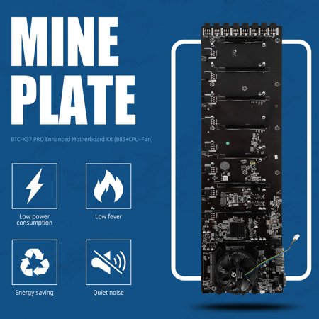 BTC-X37 Mining Mainboard CPU Express Memory Integrated VGA GPU Graphics ...