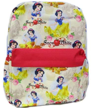 Disney Snow White Backpack Red 16" All-Over Print - Walmart.com