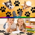 30 Pcs Paw Print Floor Decal 7.5" Large Pawprints Wall Cling Self ...