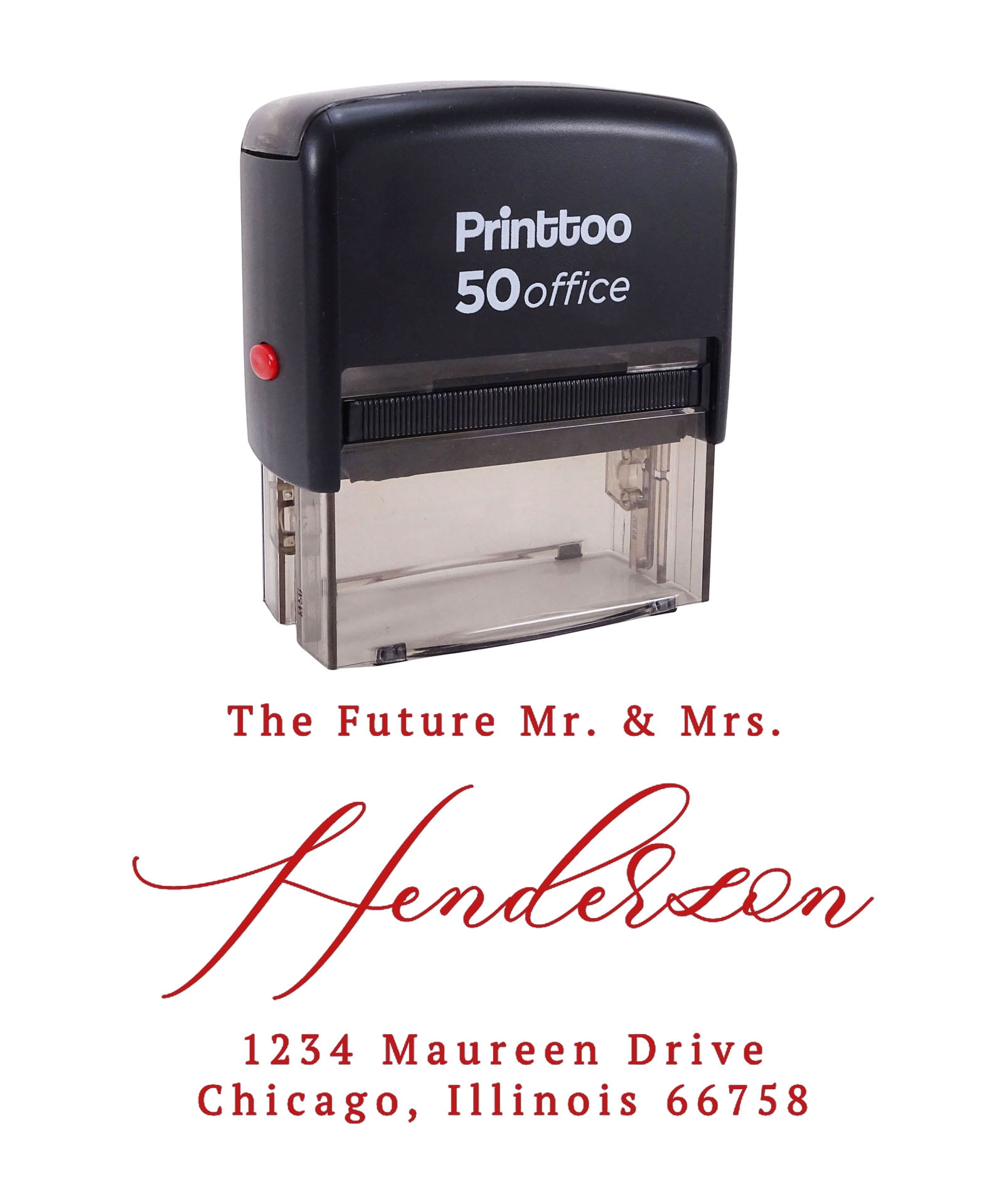 Printtoo Office Stationery Dater Stamp With Filed Text Date Self Inking ...