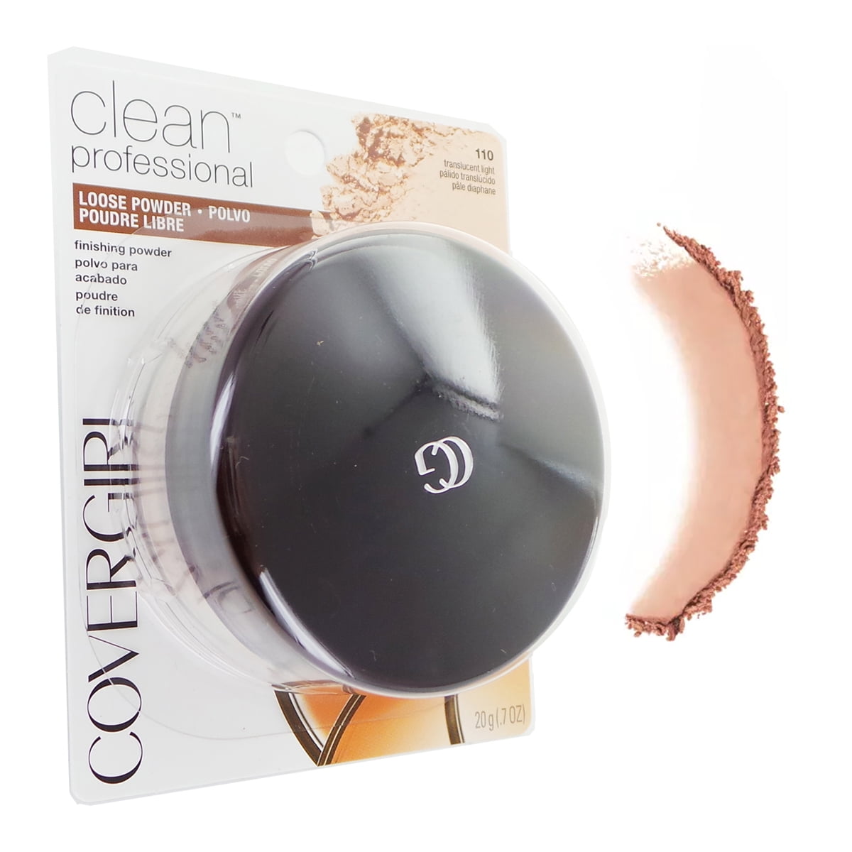 Covergirl clean professional loose powder, translucent light 110, 0.7 ...