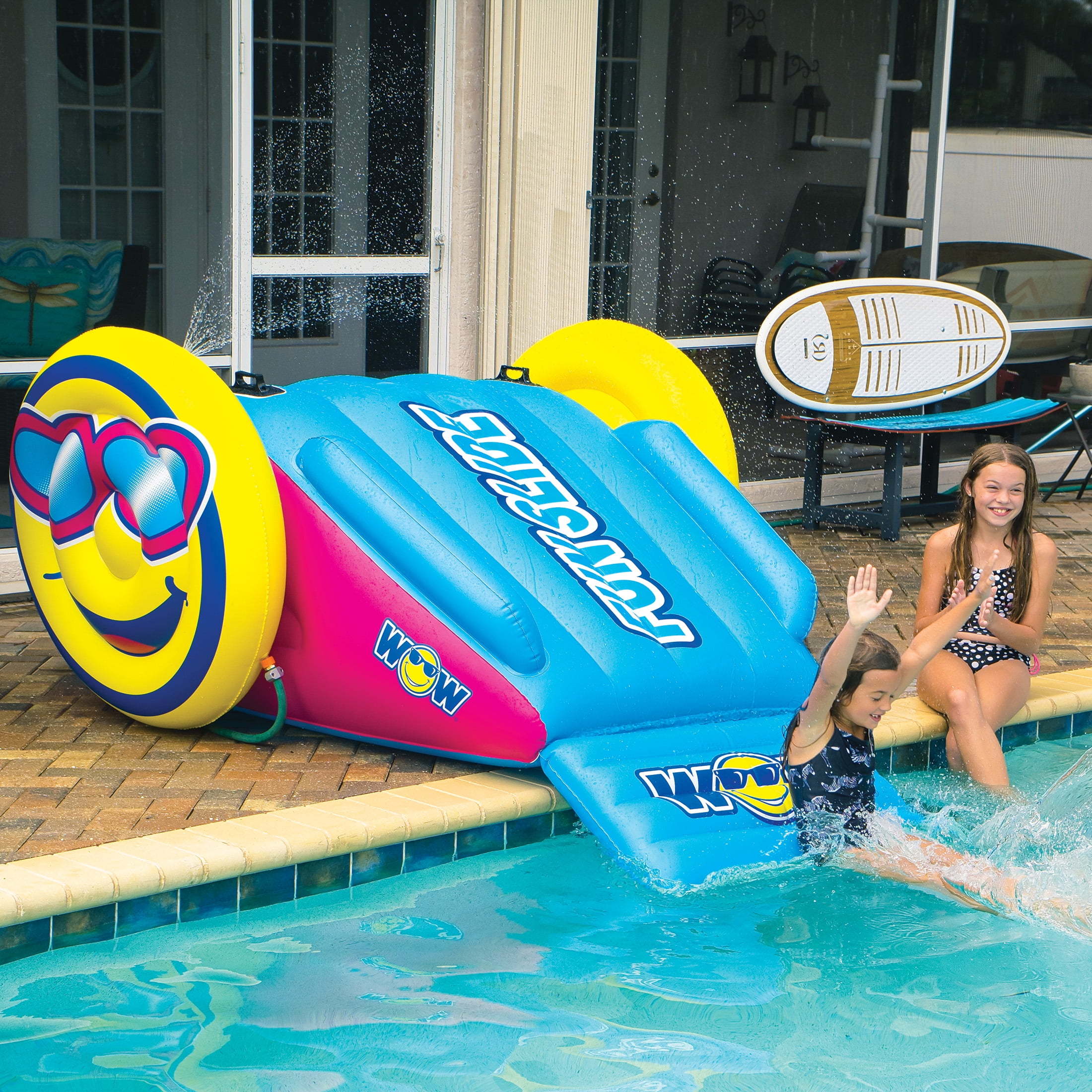WOW World of Watersports Fun Slide with Built-in Sprinkler for Pool ...