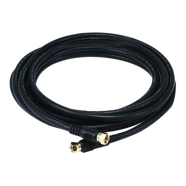 Monoprice Video Cable - 25 Feet - Black | RG6 Quad Shield CL2 Coaxial ...