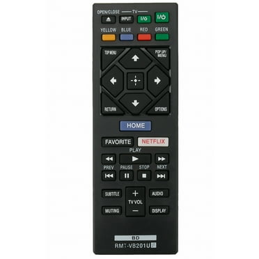 Sony RMT-VB100U Replaced Remote Control for Sony Blu-Ray DVD players ...
