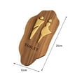 perfk Toilet Door Sign Wood Male Female Board WC Sign for Restaurant ...