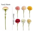 Artificial Carnation Bouquets - 11IN Realistic Flower For Home And ...