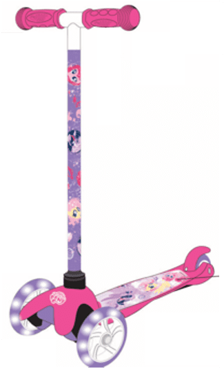 My Little Pony Tilt and Turn Scooter with Light Up Wheels - Walmart.com