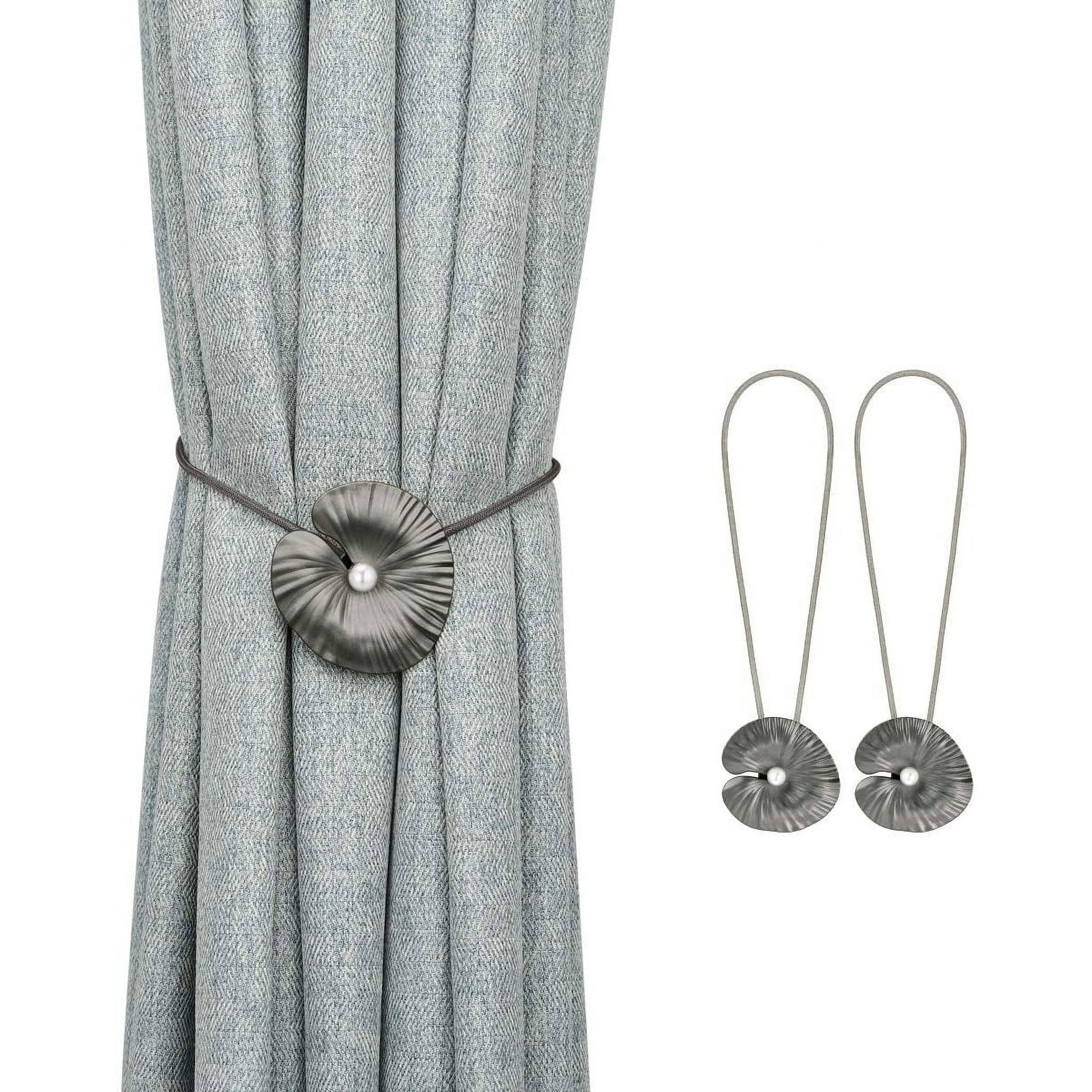 Click here for Nielieping Curtain Tiebacks With Magnetic Buttons... prices