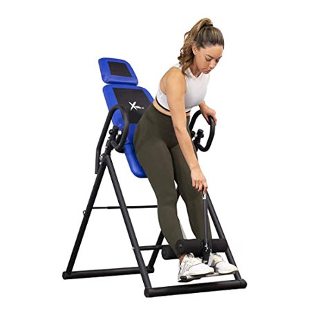 XtremepowerUS Premium Gravity Inversion Therapy Table Back Pain Relief ...