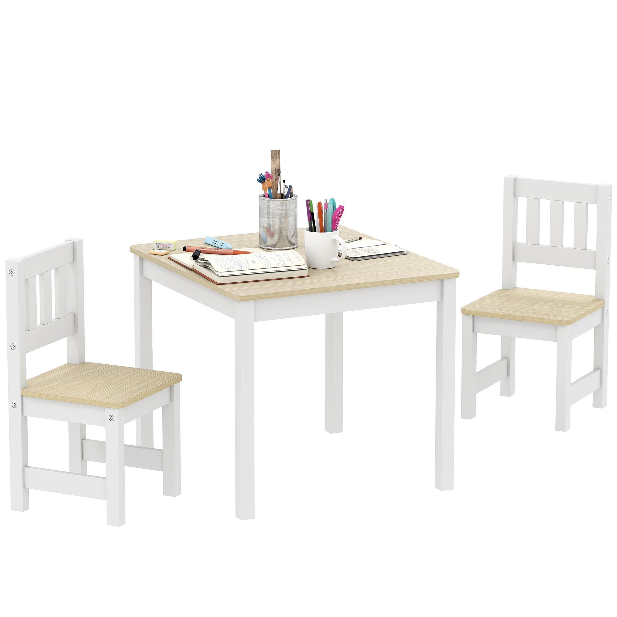 Click here for Qaba Kids Table And Chairs Set  Toddler Table And... prices