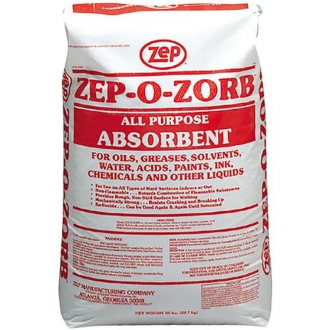 Zep ZPE230035 50 lbs Zep-O-Zorb All Purpose Absorbent, Light Grey Brown ...