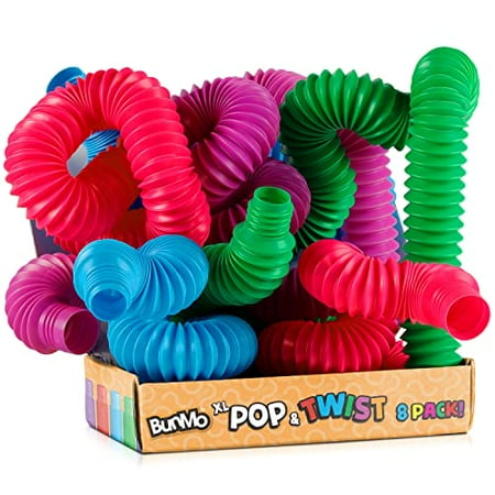 BUNMO 3XL Pop Tubes Sensory Toys | Giant Fidget Tubes are Fine Motor ...