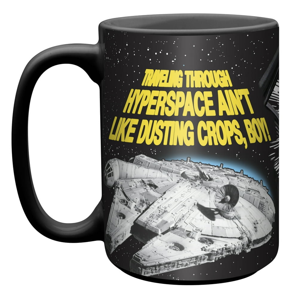Star Wars Lightspeed 15 Ounce Millennium Falcon Coffee Mug - Walmart ...