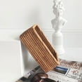 Handmade Rectangular Weaving Rattan Wicker Basket Fruit Tray Bread Hand ...