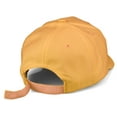 Daxton Premium Mid Profile Hat Semi Curved Visor Mustard Cap White ...