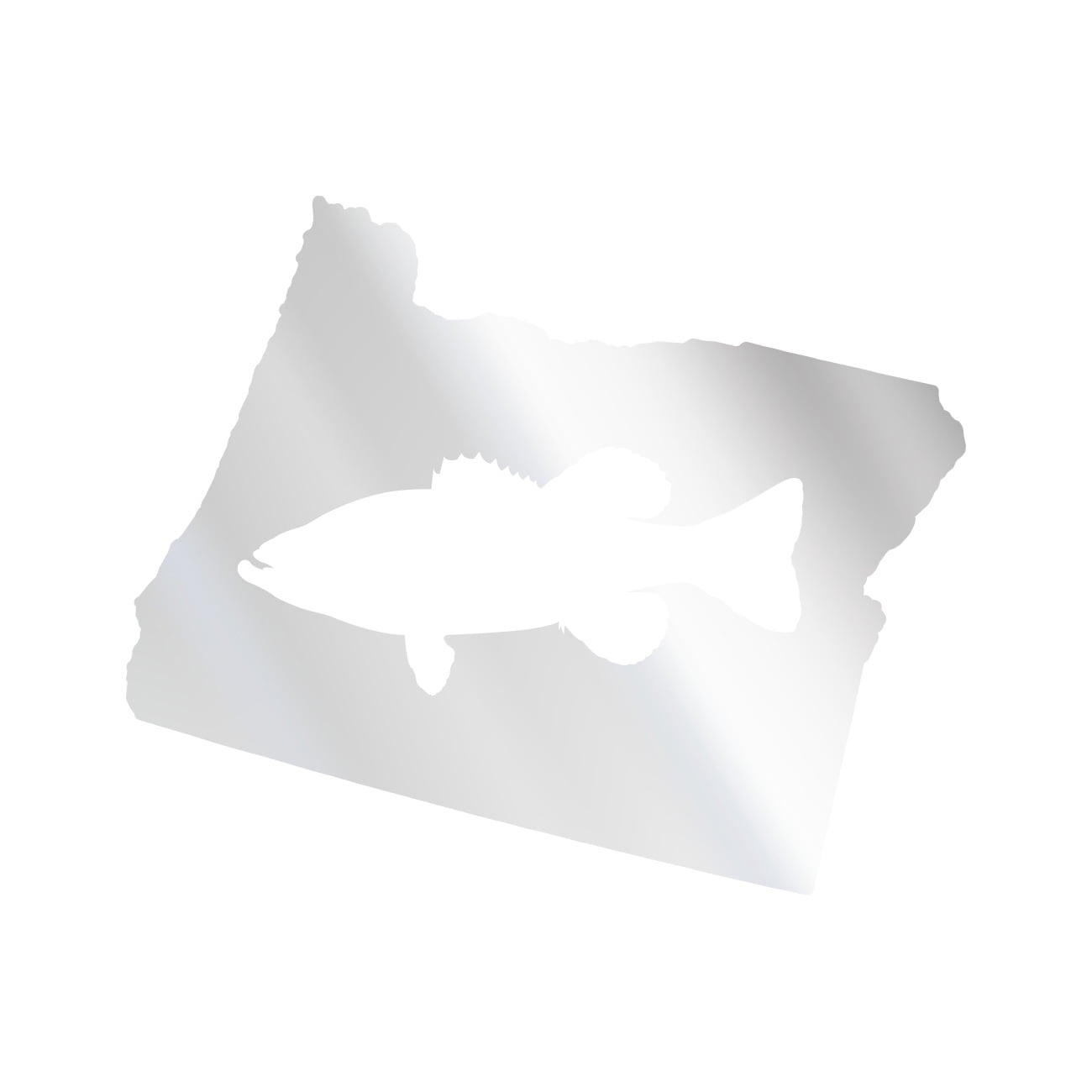 Oregon Bass Sticker Decal Die Cut - Self Adhesive Vinyl - Weatherproof ...