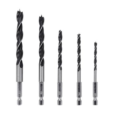 TSV Allen Wrench Drill Bits Set, Magnetic S2 Alloy Steel Hex Bits, 1/4 ...