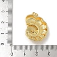 Brass Micro Pave Clear Cubic Zirconia Pendants with Jump Ring Sea ...