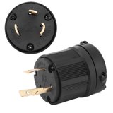 NEMA L5-30 30A 125V 3 Wire Twist Lock Electrical Plug Connector, Twist ...
