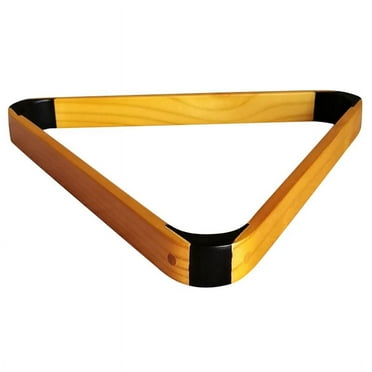 Three-Wins Imports, LLC GSE Black Solid Wood Billiard 8-Ball Triangle/9 ...