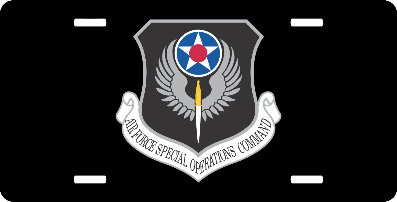 U.S. Air Force Special Operations Command License Plate - Walmart.com