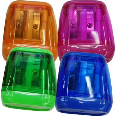 One-Hole Manual Pencil Sharpeners, 4 X 2 X 1, Assorted Colors, 24/pack ...