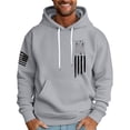 American Flag Sweatshirt Men Patriotic Hoodies for Men Graphic Pullover ...