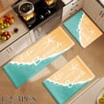 3PCS Kitchen Rugs, Welcome Door Mat set, Home Decoration for Front Door ...