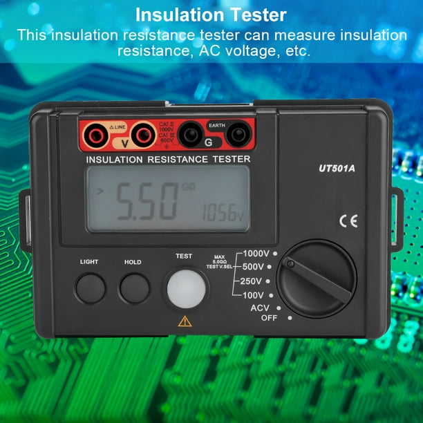 Insulation Voltmeter,Uni T UT501A 1000V Insulation Resistance Tester ...
