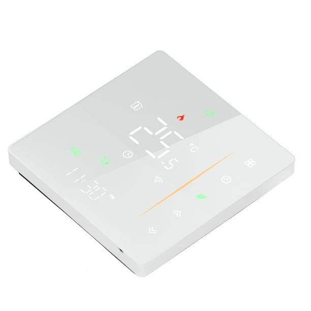 Wall Mounted Thermostat,Water Heating Thermostat LCD LCD Touch Screen ...