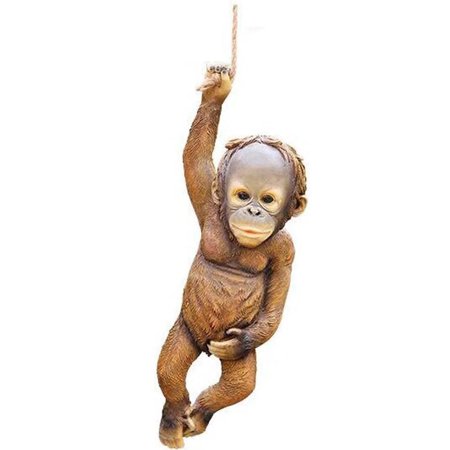 HISRFOCSP Resin Monkey Climbing Hanging Resin Monkey Statue Garden ...