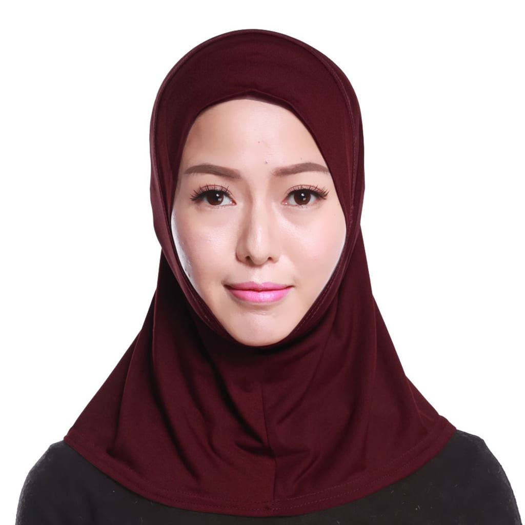 YUUZONE Mus11m Mini Hijab Headscarf Full Cover Inner Cap Islamic Arab ...