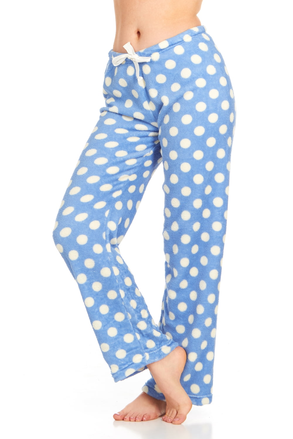 DARESAY Women's Super-Soft Plush Fleece Pajama Bottoms/Printed Lounge Pants - Walmart.com