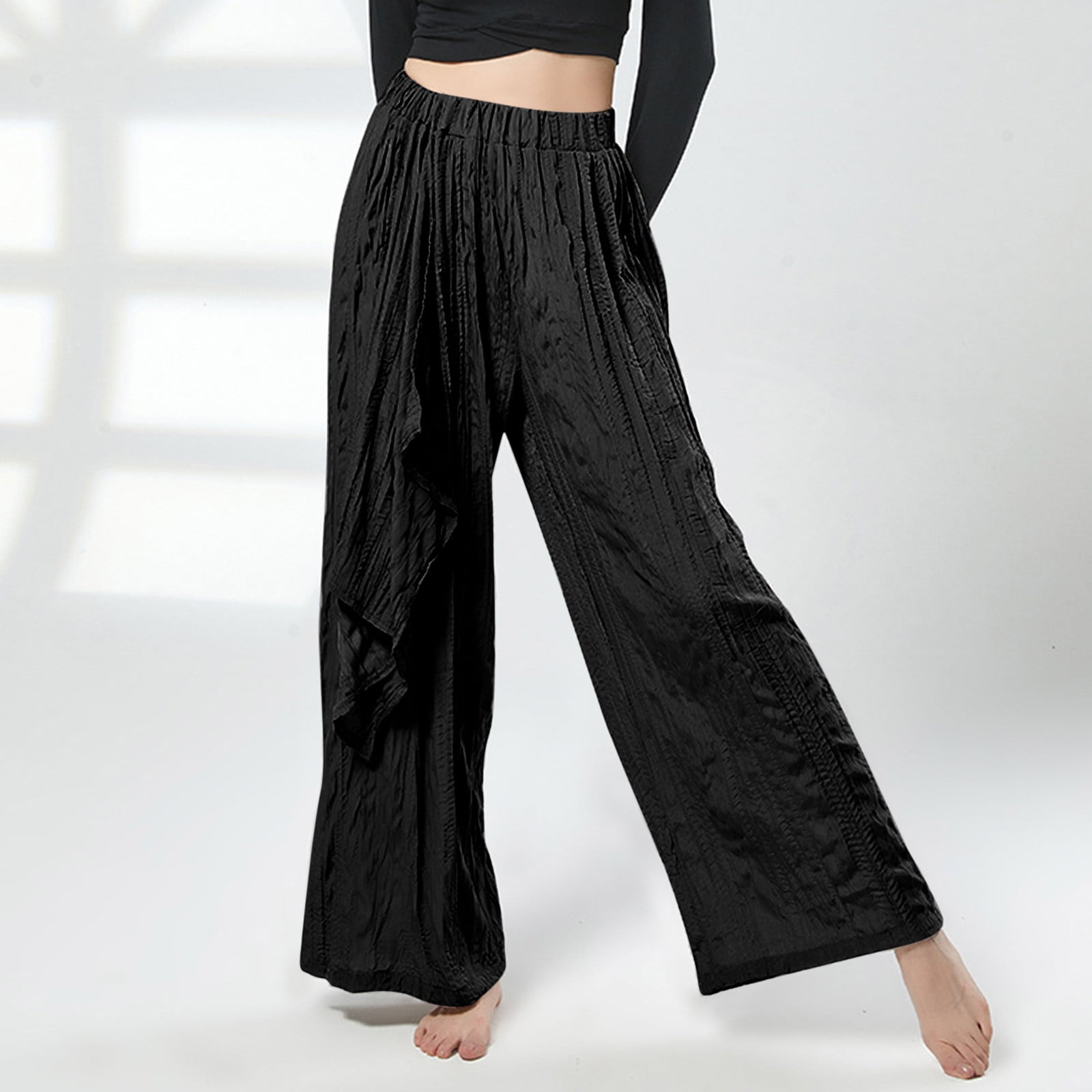 Click here for Fankiway Womens Solid Color Casual Pleated Ribbon... prices